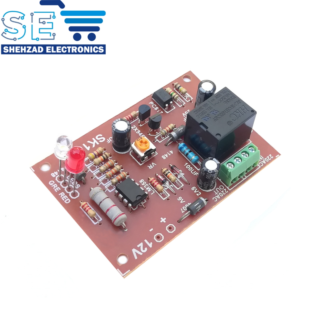 12V Battery Cut Off Charging Circuit SK136 Control Board Intelligent ...