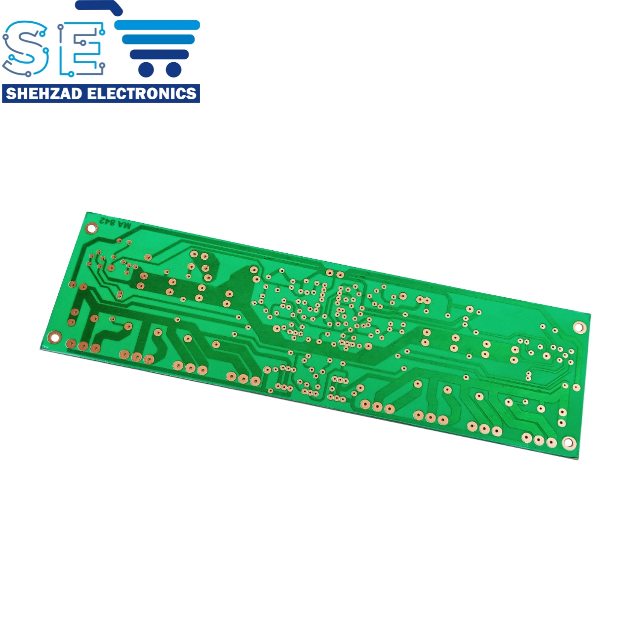 600W Mono Amp PCB – 8x NPN/PNP Transistors + Op-Amp – 24.5x7cm Heavy ...